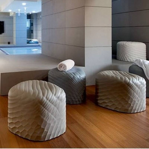 River Stone Pouf by Tonon | Bauhaus 2 Your House